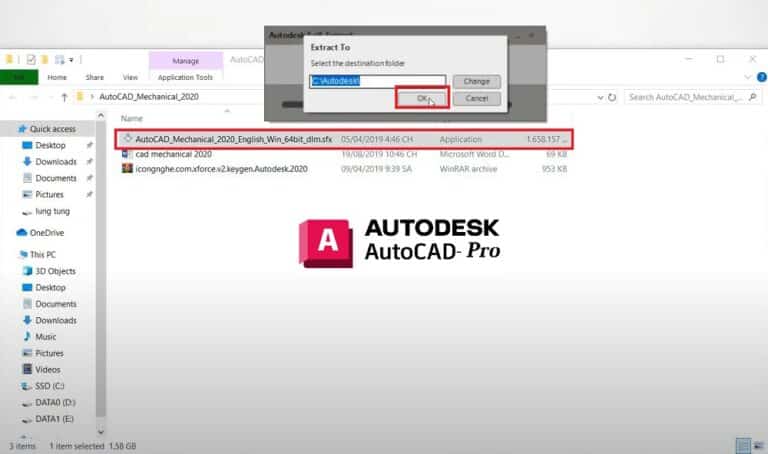 Cách Tải và Cài đặt Autocad Mechanical 2020 Full Crack Miễn Phí - Autocad pro Miễn Phí 100% an toàn